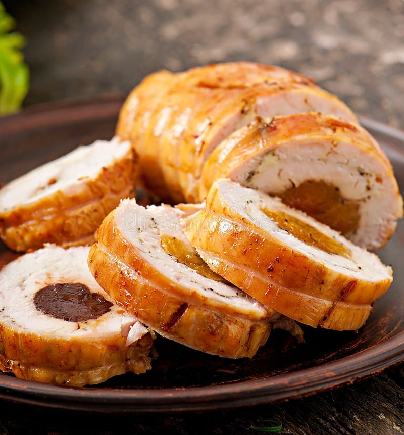Chicken roll stock photo. Image of cooking, food, delicious - 38246616