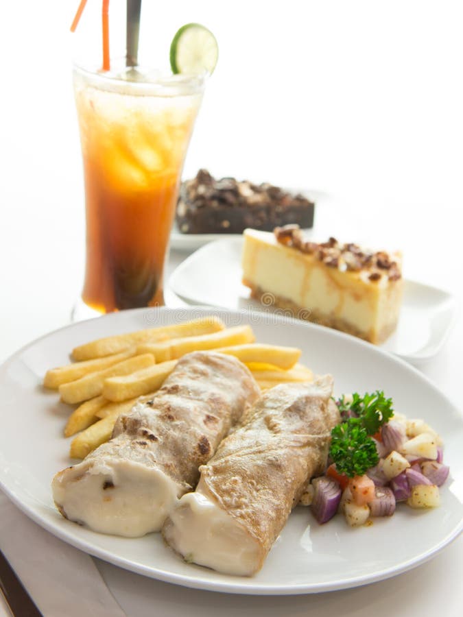 Chicken roll stock photo. Image of poultry, chips, chicken - 38767116