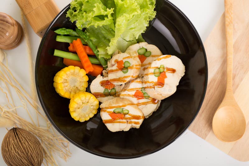 Chicken roll stock image. Image of rolls, cooked, cuisine - 54707129