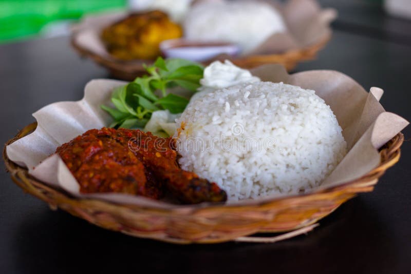 Chicken Rujak stock photo. Image of nature, asia, vegetables - 95653408