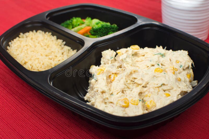 Chicken Salpicão Packed Lunch Stock Photo - Image of white, cuisine ...