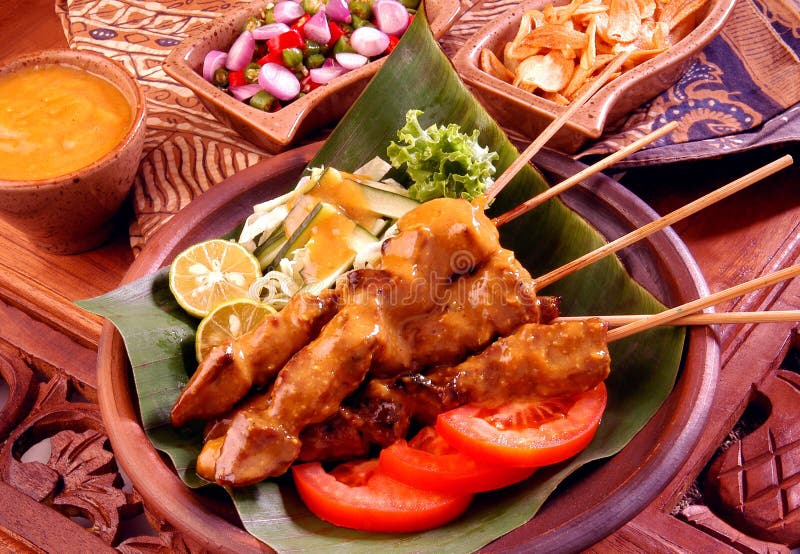 Chicken Satay stock photo. Image of cooking, orient, satay - 11825622