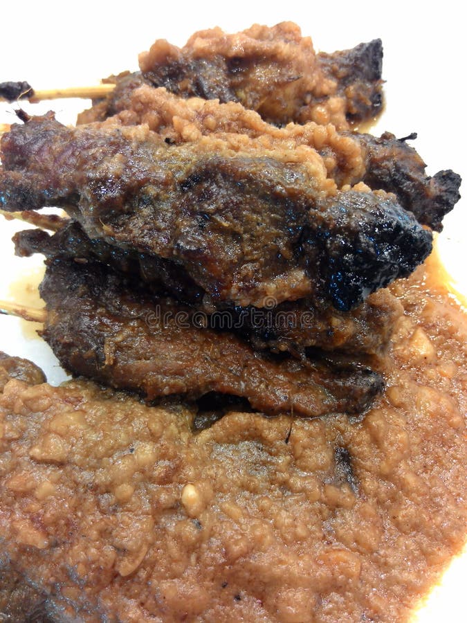 Chicken Satay stock image. Image of meat, mutton, beef - 47854481