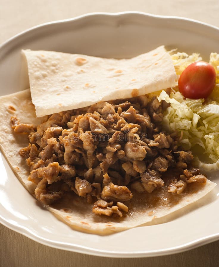 Chicken Shawarma in Wadi Musa, Jordan Stock Photo - Image of terrain ...