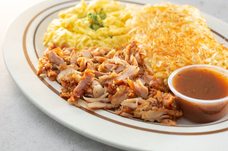 Chicken shawarma breakfast stock photo. Image of entree - 280274022