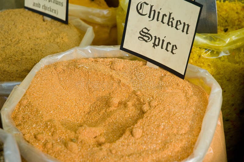 Chicken spice in a bag stock photo. Image of wholesale - 37084878
