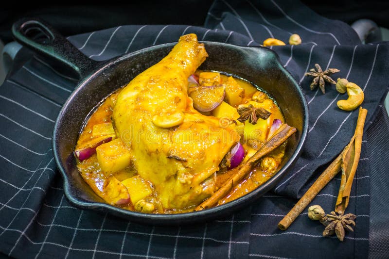 Muslim curry with chicken stock photo. Image of soup - 30881944