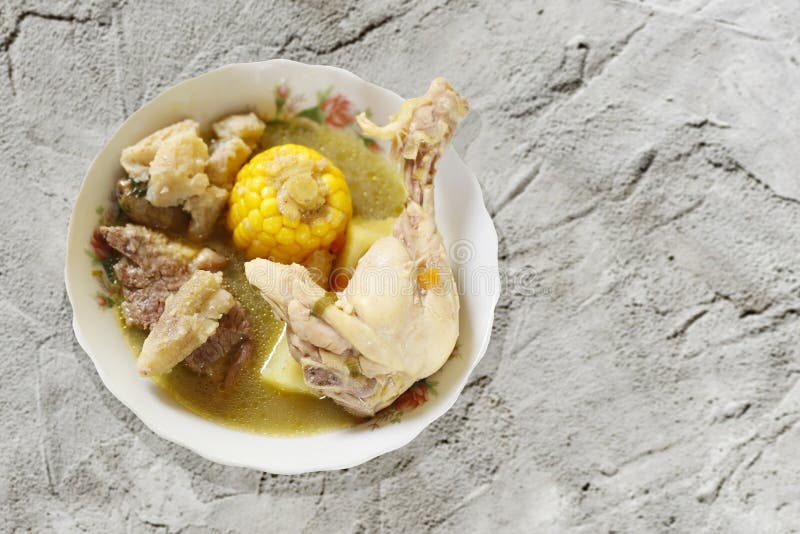 Chicken Stew, Traditional Colombian Food Stock Photo - Image of ...