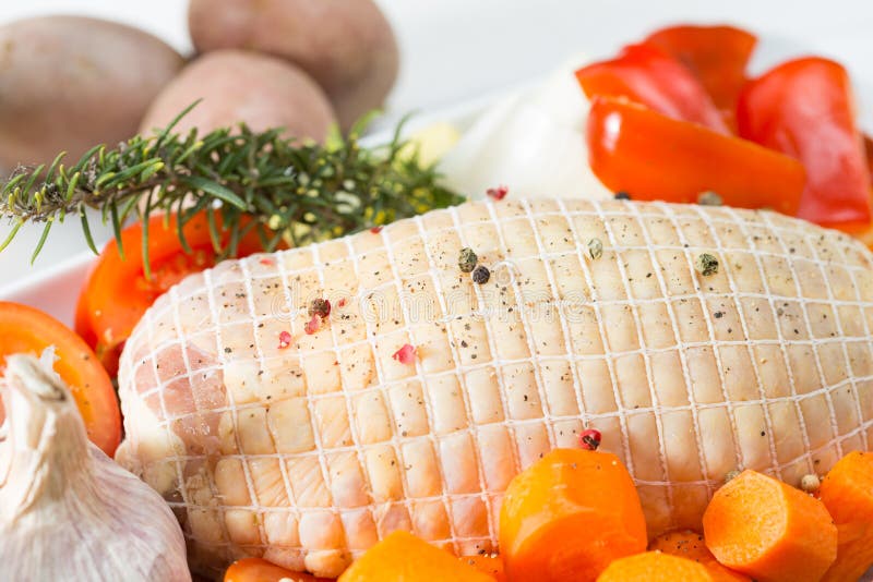 Chicken stuffed baked stock image. Image of carrot, fowl - 50249233