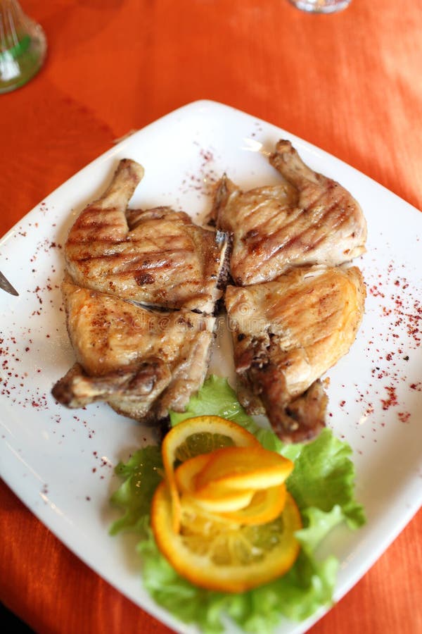 Chicken Tabaka stock image. Image of baked, dinner, freshness - 20058253