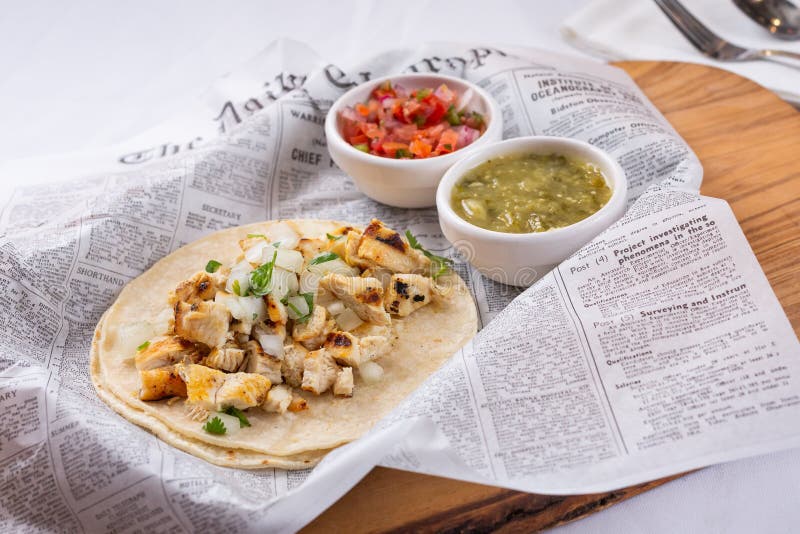 Chicken taco editorial photo. Image of menu, mexican - 182223681