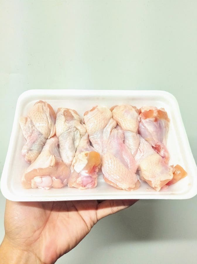 Chicken Thighs, Raw Menu Dish for Cooking Stock Image - Image of menu ...