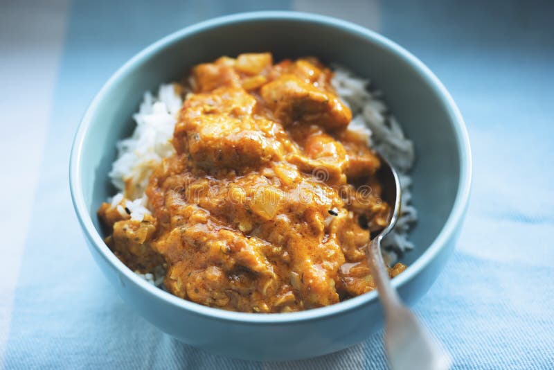 Chicken Tikka Masala with Rice Chicken Tikka Masala with Rice Stock ...