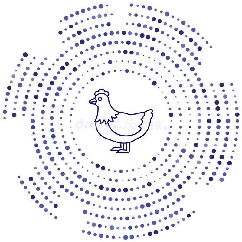 Chicken Vector Icon. Chicken Editable Stroke. Chicken Linear Symbol for ...