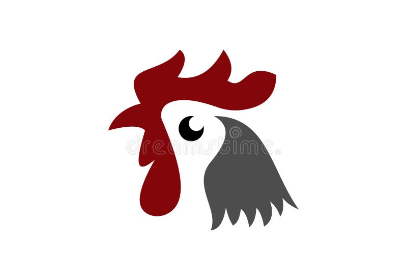 Chicken Logo Design. Farm, Hen, Fowl Icon, Vector Illustration Stock ...