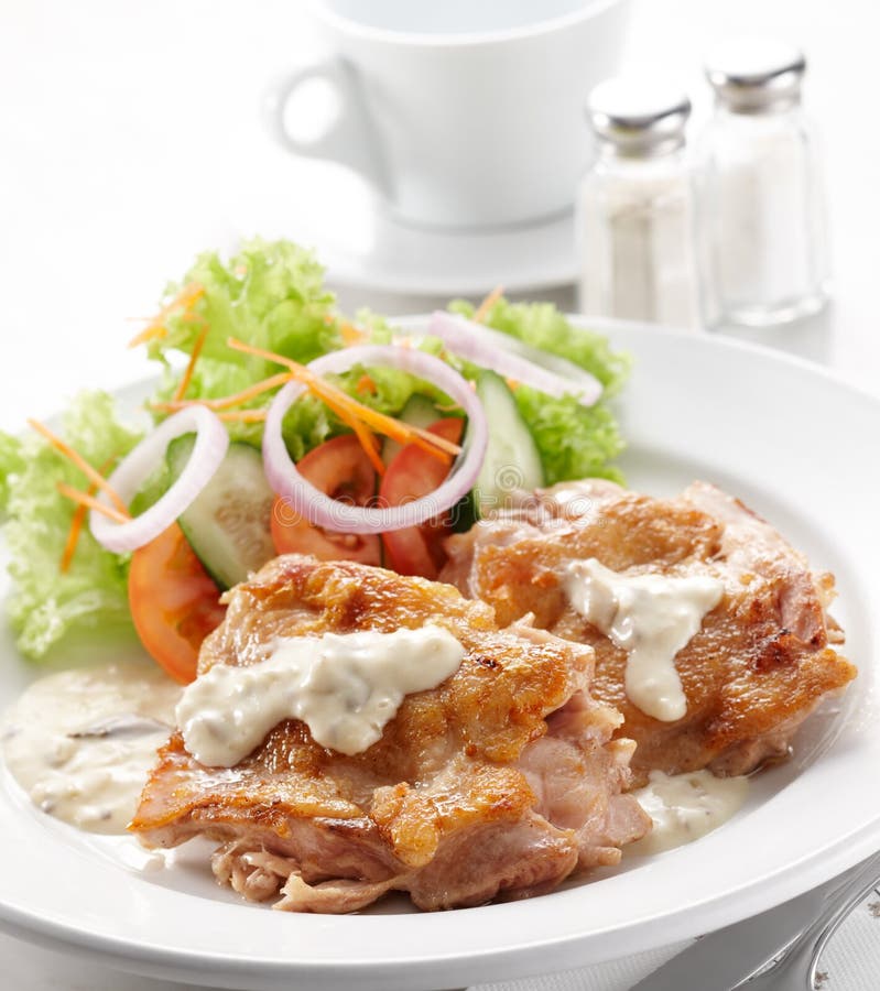 Chicken veloute stock photo. Image of vegetable, meal - 19171888