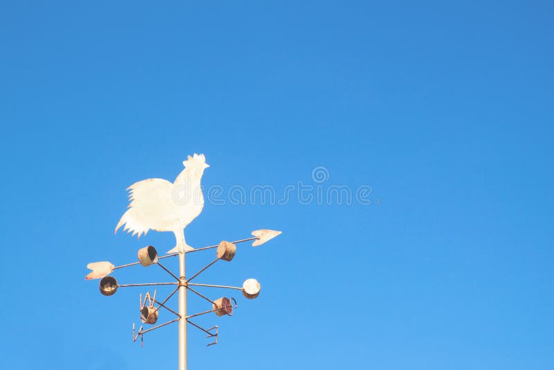 Windmill on blue sky stock image. Image of ranch, side - 359965