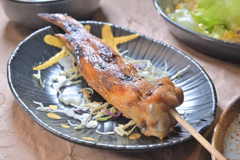 Chicken wing skewer stock photo. Image of drumstick - 259624270