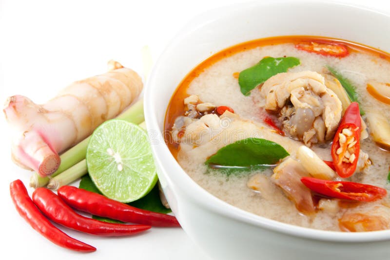 Chicken wing tom yum stock image. Image of milk, kaffir - 18666913