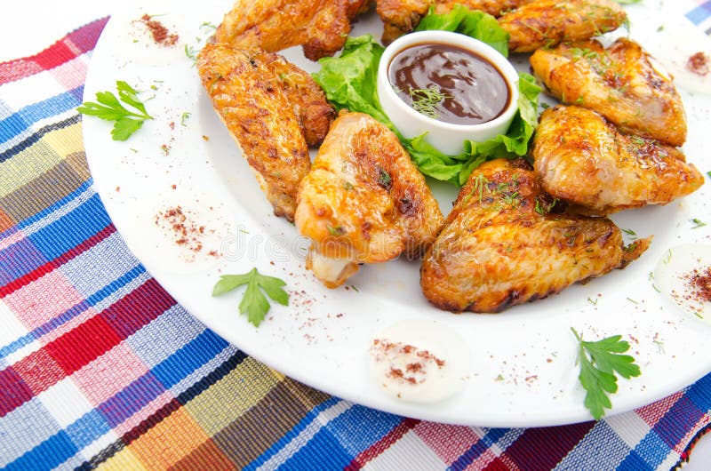 Chicken wings stock image. Image of bones, chicken, fried - 21141253