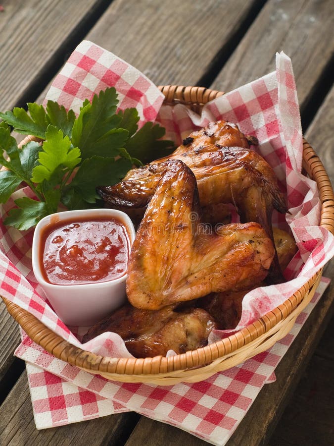 Chicken wings stock photo. Image of chicken, spicy, fried - 26414810