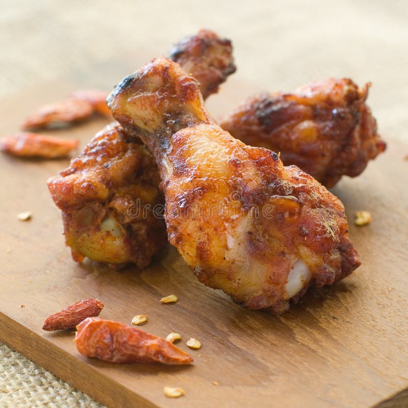 Chicken wings stock photo. Image of chicken, spicy, fried - 26414810