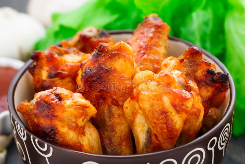 Chicken wings stock image. Image of wing, tasty, chicken - 38722103