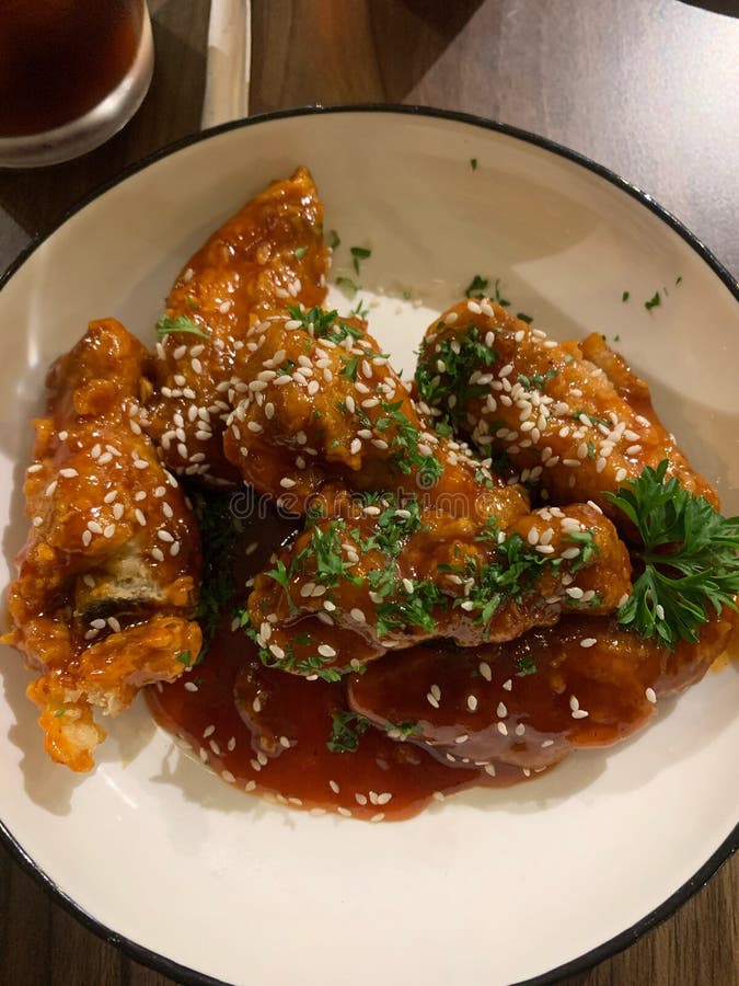 Chicken Wings stock photo. Image of wing, cooked, pieces - 263719886