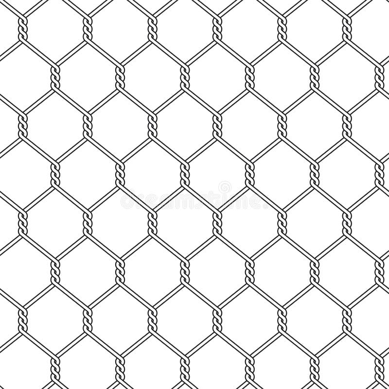 Chicken wire pattern stock vector. Illustration of netting - 211442418