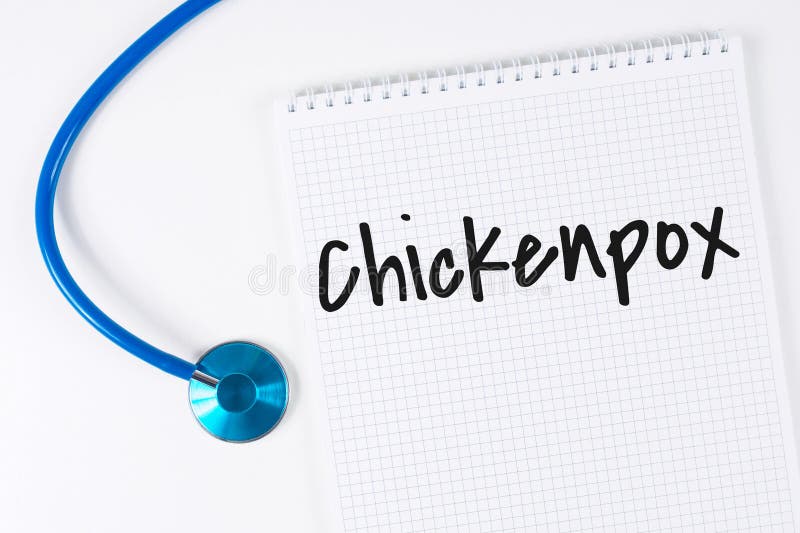 Chickenpox Title Text Infectious Disease Medical Topic Stock Photo ...