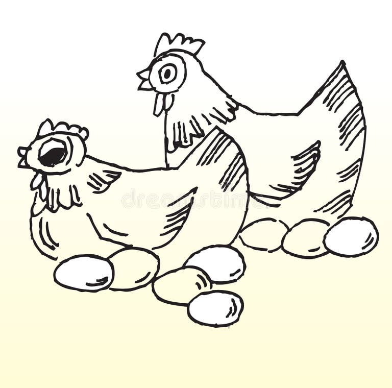Line Chickens Stock Illustrations – 1,870 Line Chickens Stock ...