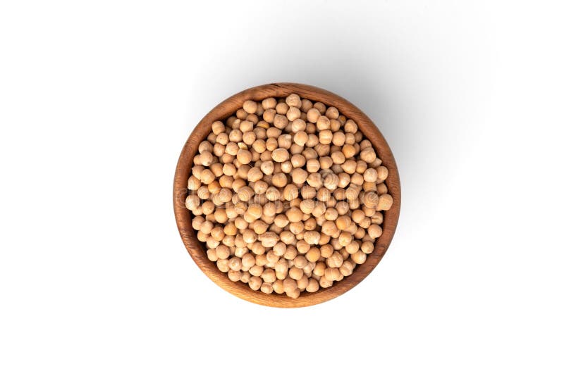 Chickpea Isolated on White Background Stock Image - Image of cuisine ...