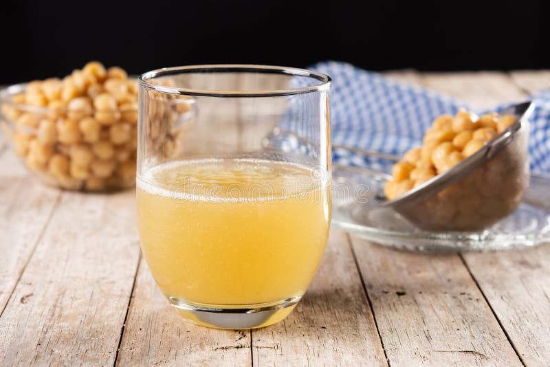 Chickpea water aquafaba stock image. Image of fraining - 233150435