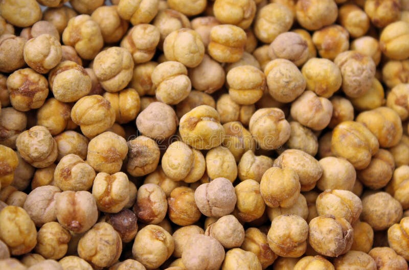 Chickpeas Background on Macro. Stock Image - Image of agriculture ...