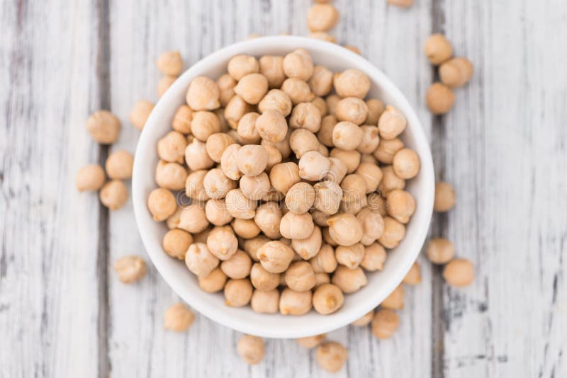Chickpeas Close-up Shot, Selective Focus Stock Photo - Image of diet ...