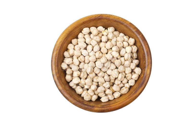 Chickpeas on White Background Stock Photo - Image of food, hummus: 44373432