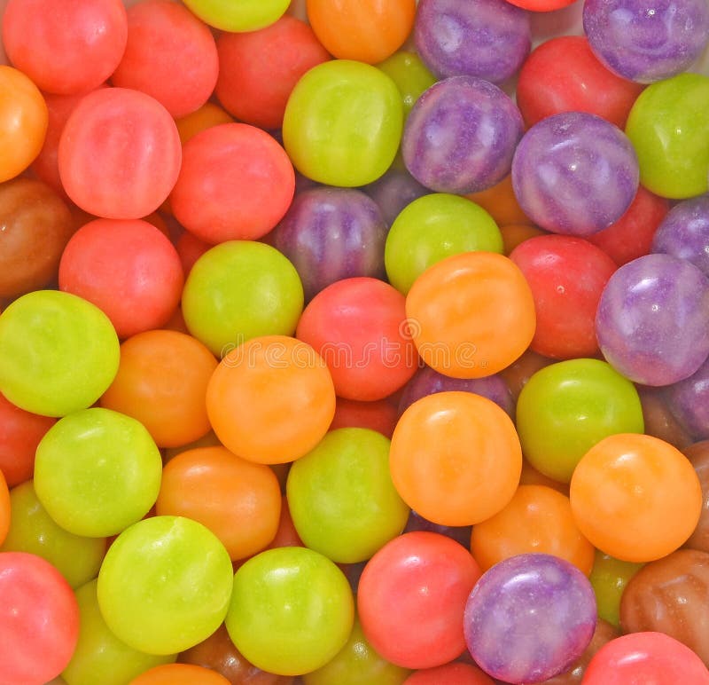 Chicle Coloreado Fondo Redondo Imagen de archivo - Imagen de amarillo ...