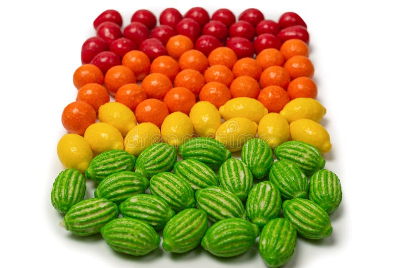 Chicles Aislados En El Fondo Blanco Foto de archivo - Imagen de dulce ...