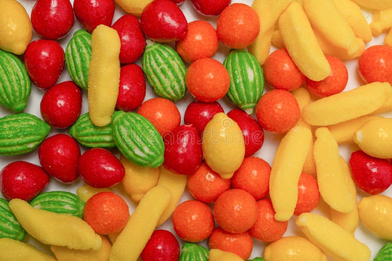 Chicles Aislados En El Fondo Blanco Foto de archivo - Imagen de grupo ...