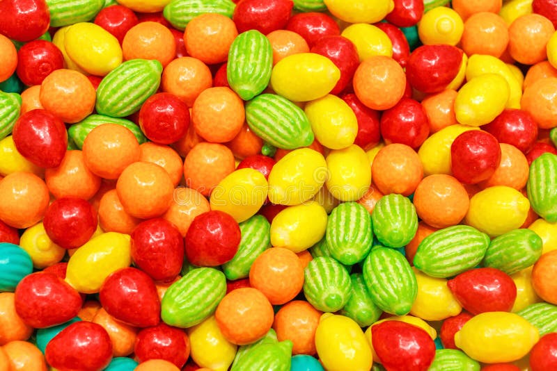 Chicles formados fruta foto de archivo. Imagen de porciones - 86463242