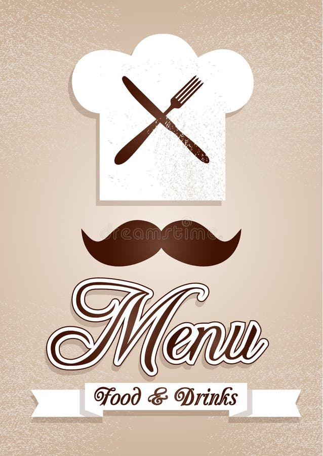 Chief cook illustration. stock vector. Illustration of background ...