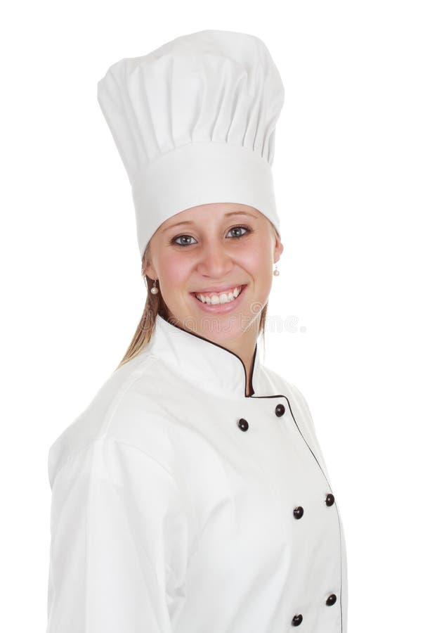 Chief cook woman stock image. Image of blond, whisk, white - 13219875