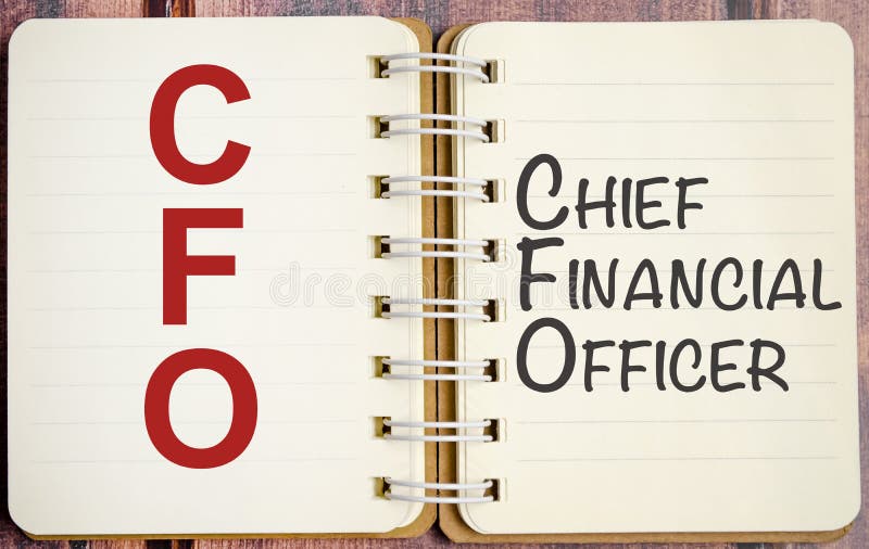 Chief Financial Officer on the Office Desk Stock Image - Image of ...