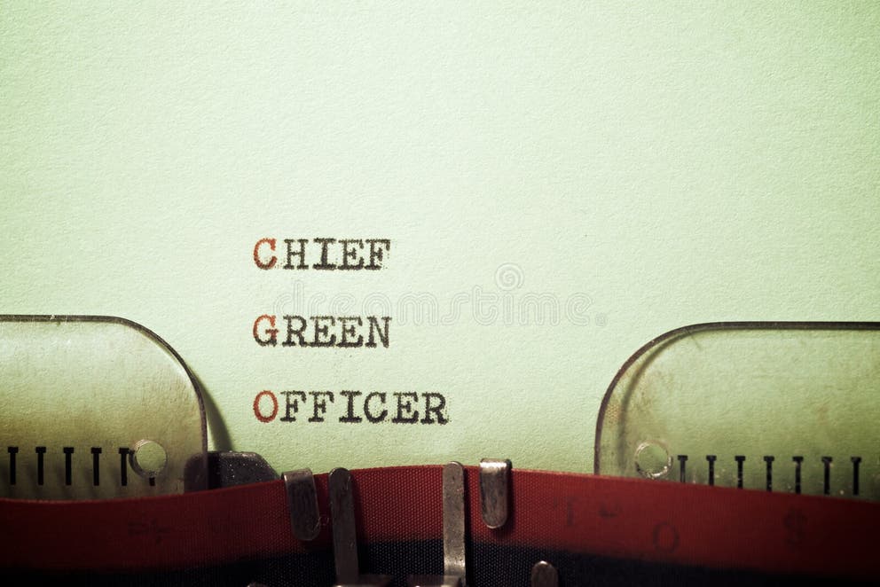 Chief Green Officer stock image. Image of solution, idea - 230896867