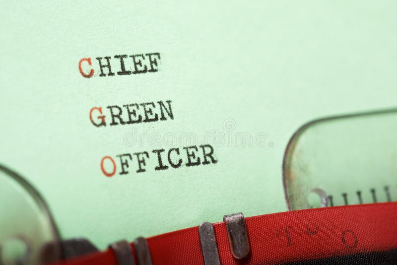 Chief Green Officer stock image. Image of quote, power - 230896905