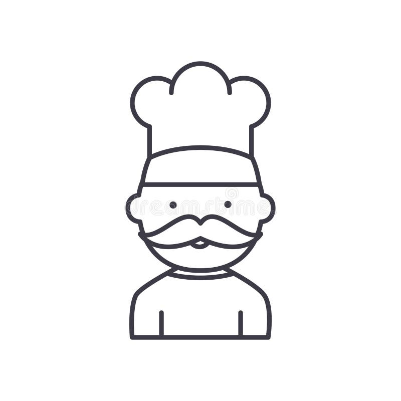 Chief Icon, Black Vector Sign with Editable Strokes, Concept ...