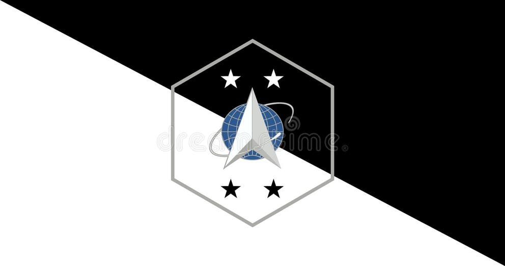 Chief Master Sergeant of the Space Force Flag Vector Illustration ...
