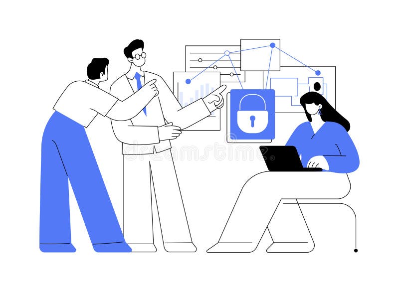 Chief Security Officer Isolated Cartoon Vector Illustrations. Stock ...