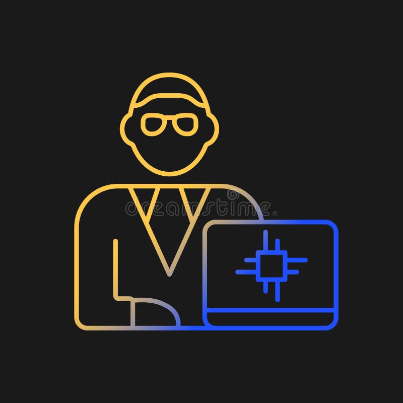 Chief Technology Officer Icon Stock Illustrations – 137 Chief ...