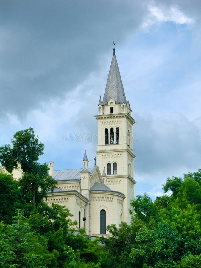 Chiesa Cattolica in Romania Immagine Stock - Immagine di guida ...